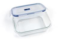 China Reusable 400ML Glass Food Prep Containers With Snap On Lids Type for sale