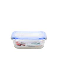China Reusable 400ML Glass Food Prep Containers With Snap On Lids Type for sale