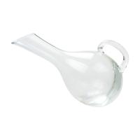 China Clear Glass Wine Decanter Pourer Handmade 2000ml Capacity LFGB for sale