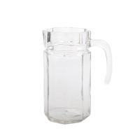 China OEM Clear Glass Water Jug Transparent Kitchen Glass Drink Pitcher for sale