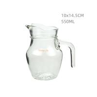 China Household Glass Water Pitcher Jar 550ML Sleek And Elegant Design for sale