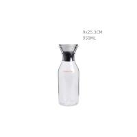 China Household Iced / Hot Tea Glass Pitcher 950ML Dishwasher Safe for sale