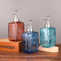 China Sturdy Glass Soap Dispenser Bottles for Long Lasting Performance for sale