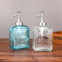 China 550ml Sturdy Glass Soap Dispenser Bottles for Long Lasting Performance for sale