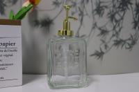 China Sturdy Glass Soap Dispenser Bottles for Long Lasting Performance for sale