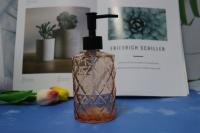 China Glass Soap Dispenser Bottles Durable And Reusable Easy To Refill 340ml Capacity for sale