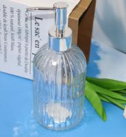 China 410ml Liquid Soap Bottle With Glass Durable Reusable Within Your Budget for sale