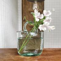 China Wedding Home Decor Modern Glass Handbag Vase Perfect for Fresh Flowers Goldfish for sale