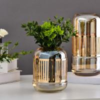 China Modern Glass Vase for Various Settings Clear Floral Holder Home Decor for sale