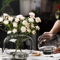 China H14cm Flower vase Centerpiece Glass Fish Bowl Hydroponic Planter Fish Tank for Home Office Flower Arrangement Decor for sale