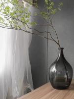 China H29cm Modern Transparent Glass Vase for Holding Flowers Elegant Home Décor for sale