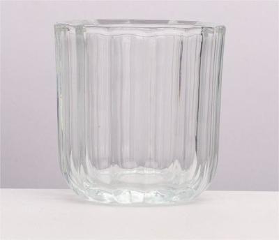 China 150ml Add A Touch Of Sophistication With Transparent Glass Votive Candle Holders for sale
