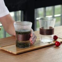 China Clear Tall Water Glass Tumbler / Reusable Glass Cups Set Classic Tumbler Water Glasses Collection for sale