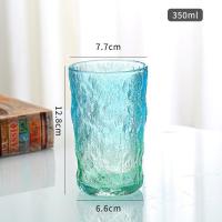 China 350ml Clear Glass Tumbler Drinking Cups Set for Daily Use Water Glass Cold Beverage Cup for sale