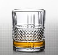 China 315ml Clear Whisky Glass Tumbler Water Cups Daily Use for Cocktails Beverage for sale