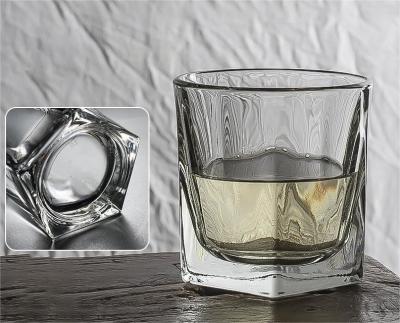 China 220ml Clear Whisky Glass Tumbler Water Cups for Cocktails Beverage Daily Use for sale