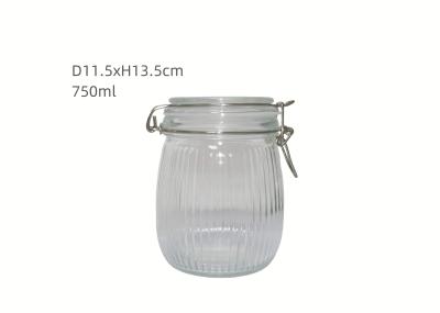 China Scratch Resistant Food Grade Glass Jars L8*W8*H8.3cm Features for sale