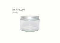 China 280ml Produced Black UV Glass Jars With LFGB And FDA Certifications for sale