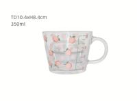 China 350Ml Capacity Clear Glass Tumbler Water Cup Daily Use for sale