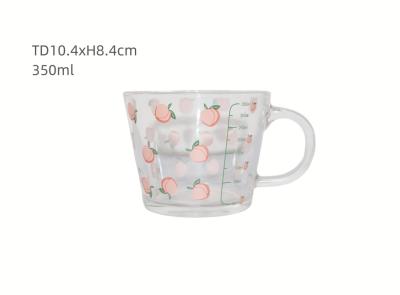 China 350Ml Capacity Clear Glass Tumbler Water Cup Daily Use for sale