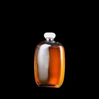 China Clear Glass Milk Bottles 250ML Leak Proof / Reusable Dishwasher Safe for Eco Friendly Serving for sale