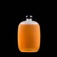 China Clear Glass Milk Bottles 250ML Leak Proof / Reusable Dishwasher Safe for Eco Friendly Serving for sale