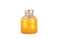 China 350ML Clear Reusable Leak Proof mini glass milk bottles Dishwasher Safe BPA Free for sale