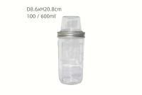 China 700ml Transparent Empty Seal Jars Custom Label and Free Design with Free Design Assistance for sale
