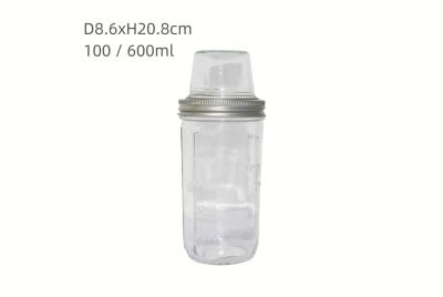 China 700ml Transparent Empty Seal Jars Custom Label and Free Design with Free Design Assistance for sale