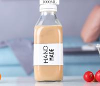 China 1000ML Clear Glass Milk Bottles for Leak-Proof Packaging and Distribution for sale
