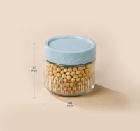 China 250ml Transparent Glass Jars with Customizable Logo Carton Packaging and Free Design Support for sale