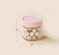 China 250ml Transparent Glass Jars with Customizable Logo Carton Packaging and Free Design Support for sale