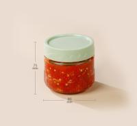 China 250ml Transparent Glass Jars with Customizable Logo Carton Packaging and Free Design Support for sale