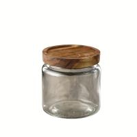 China 500ml Customizable Clear Transparent Glass Jars Logo Design Assistance Available Sample Provided for sale