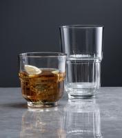 China 300ml Clear Glass Tall Footed Pilsner Glass for B2B Glassware Buyers for sale