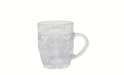 China 255ml Hoshine Joy Clear Embossed Designed Glass Cups for Daily Use for sale