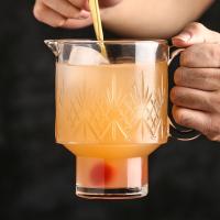 China 600 ML Crystal Clear Tall Footed Pilsner Glass Old Fashioned Bourbon Glass for Everyday Hydration for sale