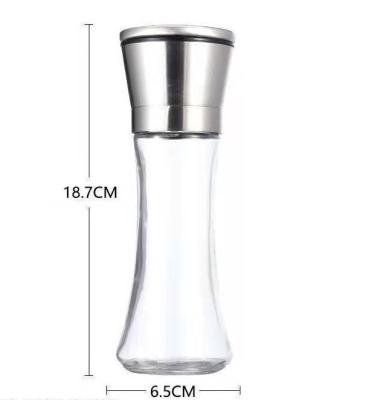 China H18.9cm Fillable 304 Stainless Spice Grinder Steel Grinder for Pepper, Cumin, Sea Salt for sale