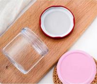 China 200ML Twist Caps with Plastisol Liner Customized Clear Glass Jars Logo Design and Sample Support for sale