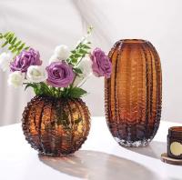 China Modern And Sophisticated Crystal Glass Vase For Holding Flowers Home Decor for sale
