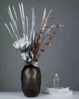 China H26cm Modern Glass Vase Home Decor Transparent Elegant Flower Display for sale