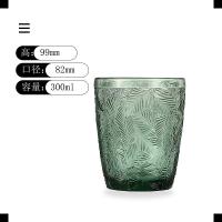 China Hoshine Joy 300 Ml Green Colored Glass Daily Use Drinking Cups for sale