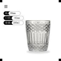 China 300ml Transparent Glass Drinking Cups For Daily Household Use for sale