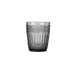 China Hoshine Joy 300ml Grey Colored Everyday Glass Drinking Cups for sale