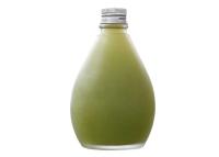 China 280ml Frosted Glass Bottles For Juice Milk Tea Beverage Aluminum Cap for sale