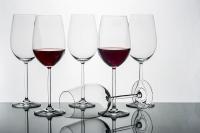 China 750ml Long Stem Wine Glasses , Crystal Stem Wine Glasses OEM Service for sale