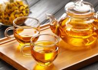 China 50 OZ Clear Heat Resistant Glass Teapot , Heat Proof Glass Tea Kettle for sale