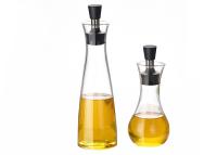 China 17 Oz Transparent Glass Olive Oil Bottle , Olive Oil Decorative Bottles for sale