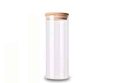 China 175ml 300ml Sealed Glass Jars Transparent Color Borosilicate Glass for sale
