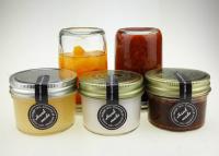 China 4 Oz Wide Mouth Glass Jars / Wide Mouth Preserving Jars Clear Color for sale